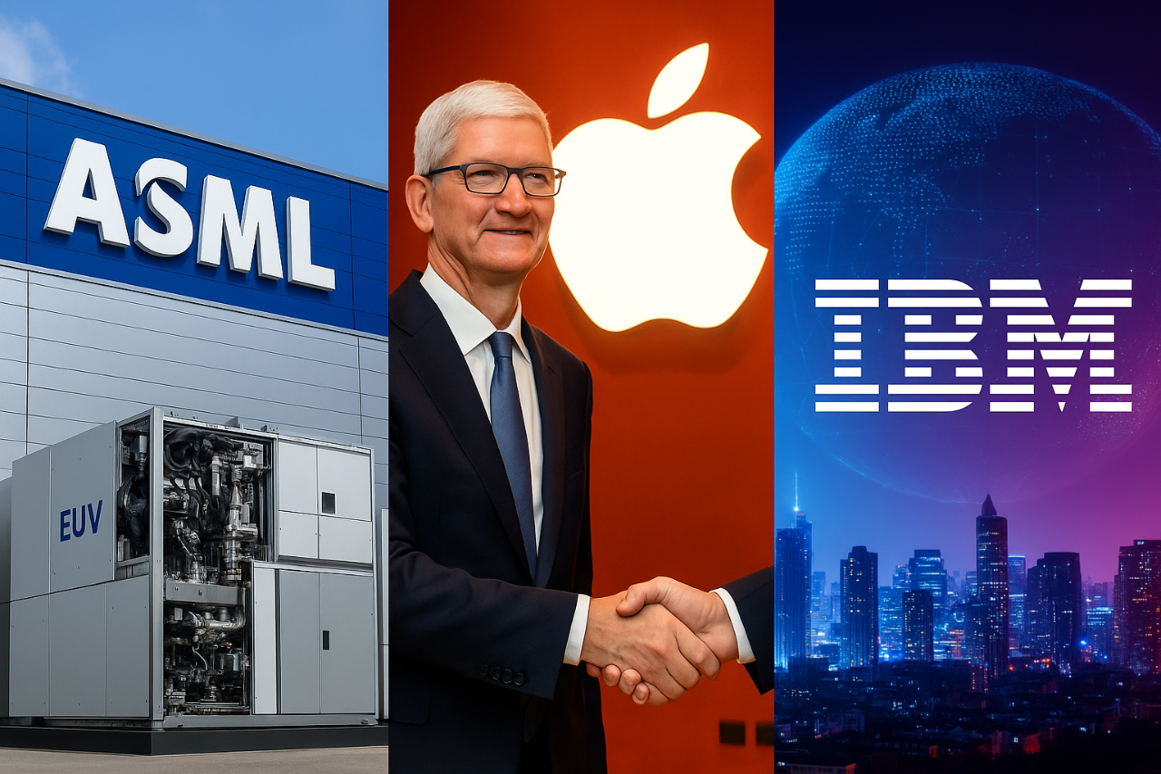 Inversión en ASML, Apple e IBM hoy - IG España