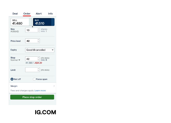 What Is a Stop-entry Order and How Do You Place One? | IG Australia