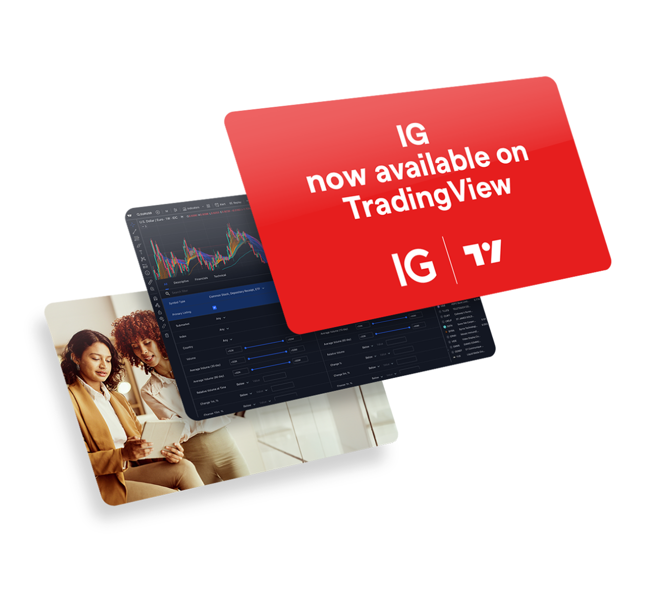 تداول مباشرة من مخططات TradingView مع IG | IG AR