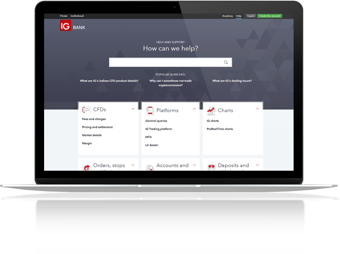 How IG Bank Supports You