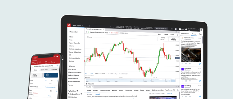 Trader avec IG Bank | IG Bank Suisse