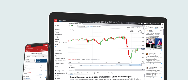 IG Norge: Trade CFDer, opsjoner og turbowarranter