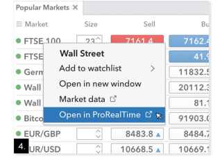 How do I launch ProRealTime?