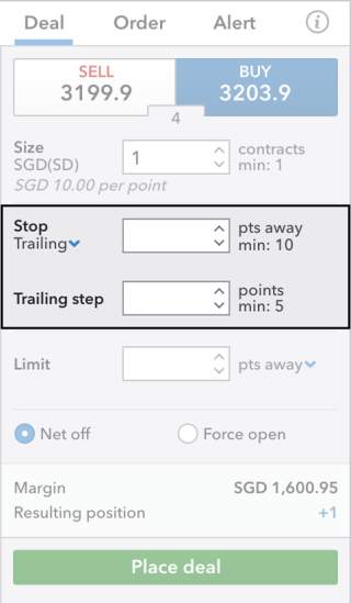 What is a trailing stop and how do I use it?