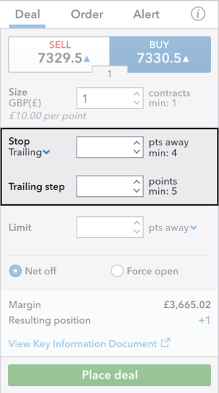 What is a trailing stop and how do I use it?