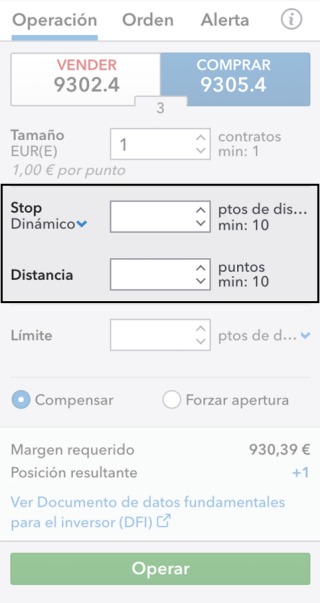 ¿Qué es un stop dinámico y cómo se utiliza?